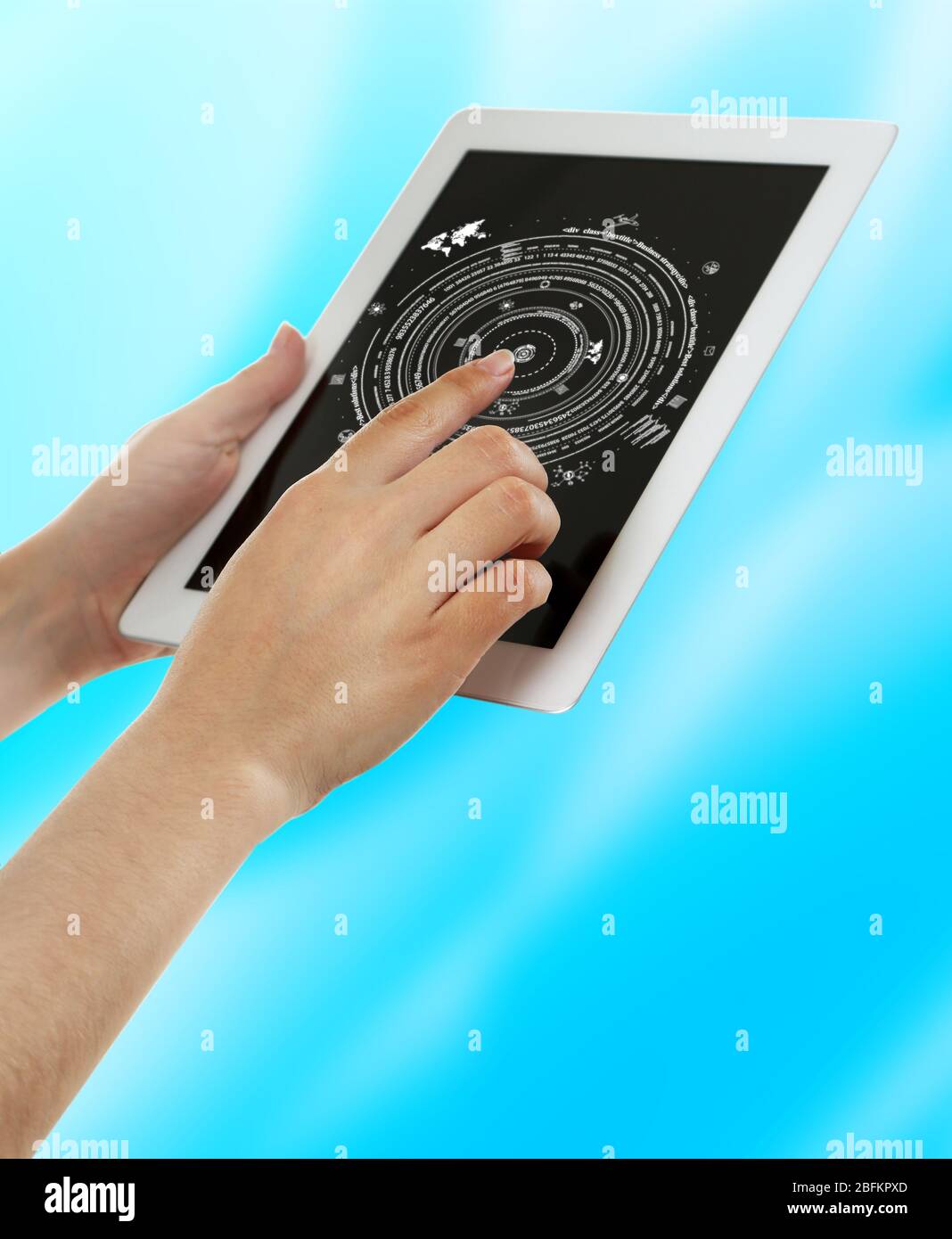 Futuristic hologram new message on hi-res stock photography and images ...