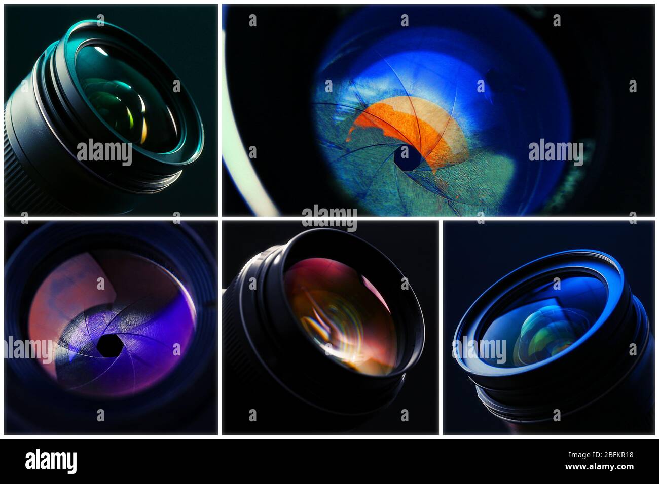 Digital camera collage Stock Photo - Alamy
