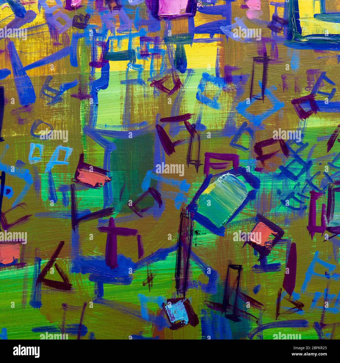 oil painting fragment, abstract illustration Stock Photo - Alamy