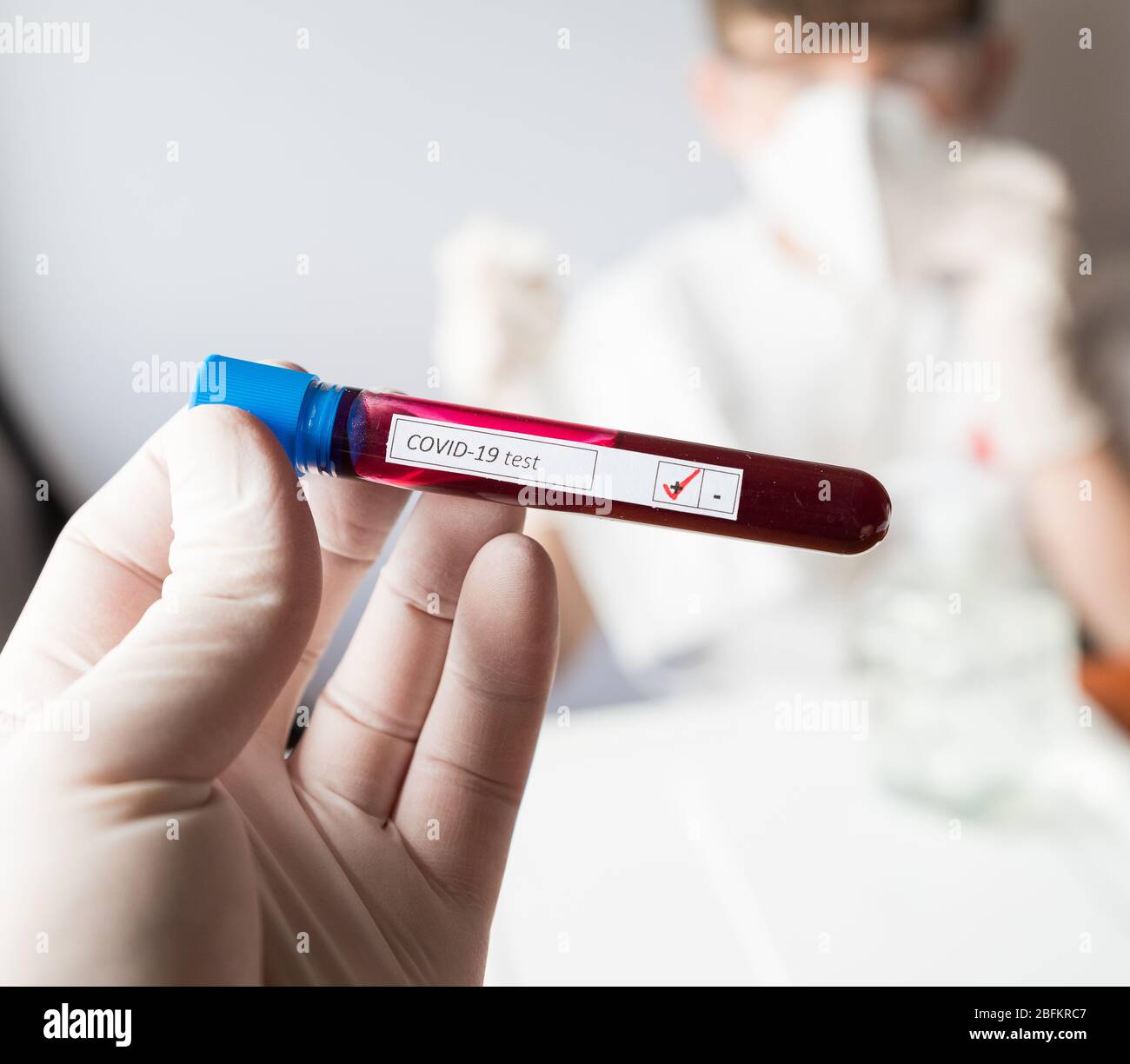 test tube inscription virus, coronavirus study, virus research Stock ...