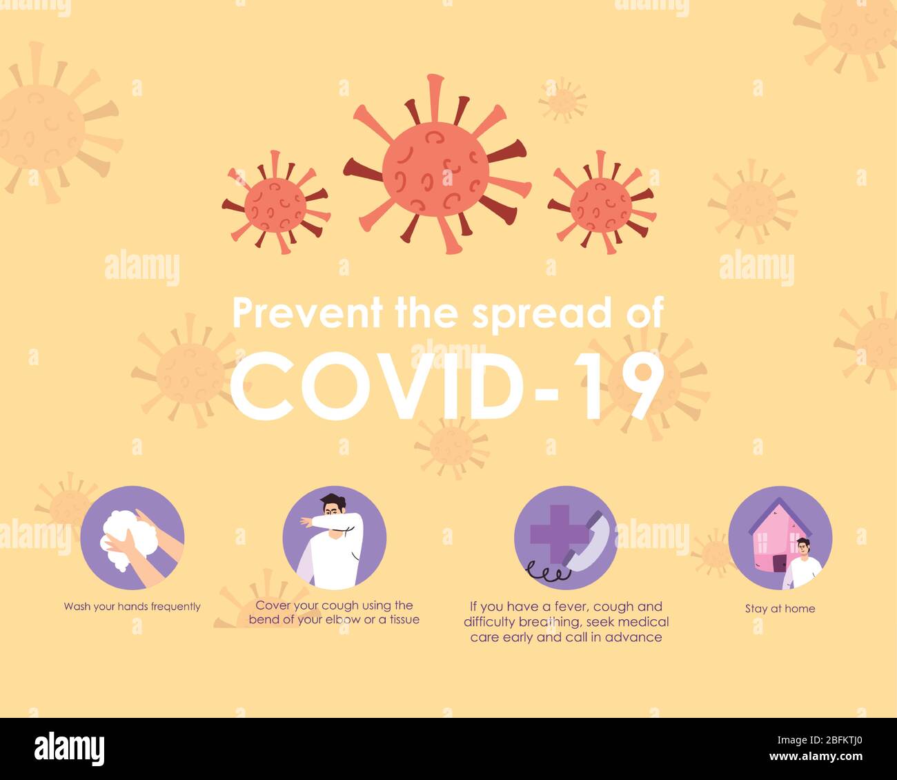 Design of the prevention the covid 19 with the precautions steps over ...