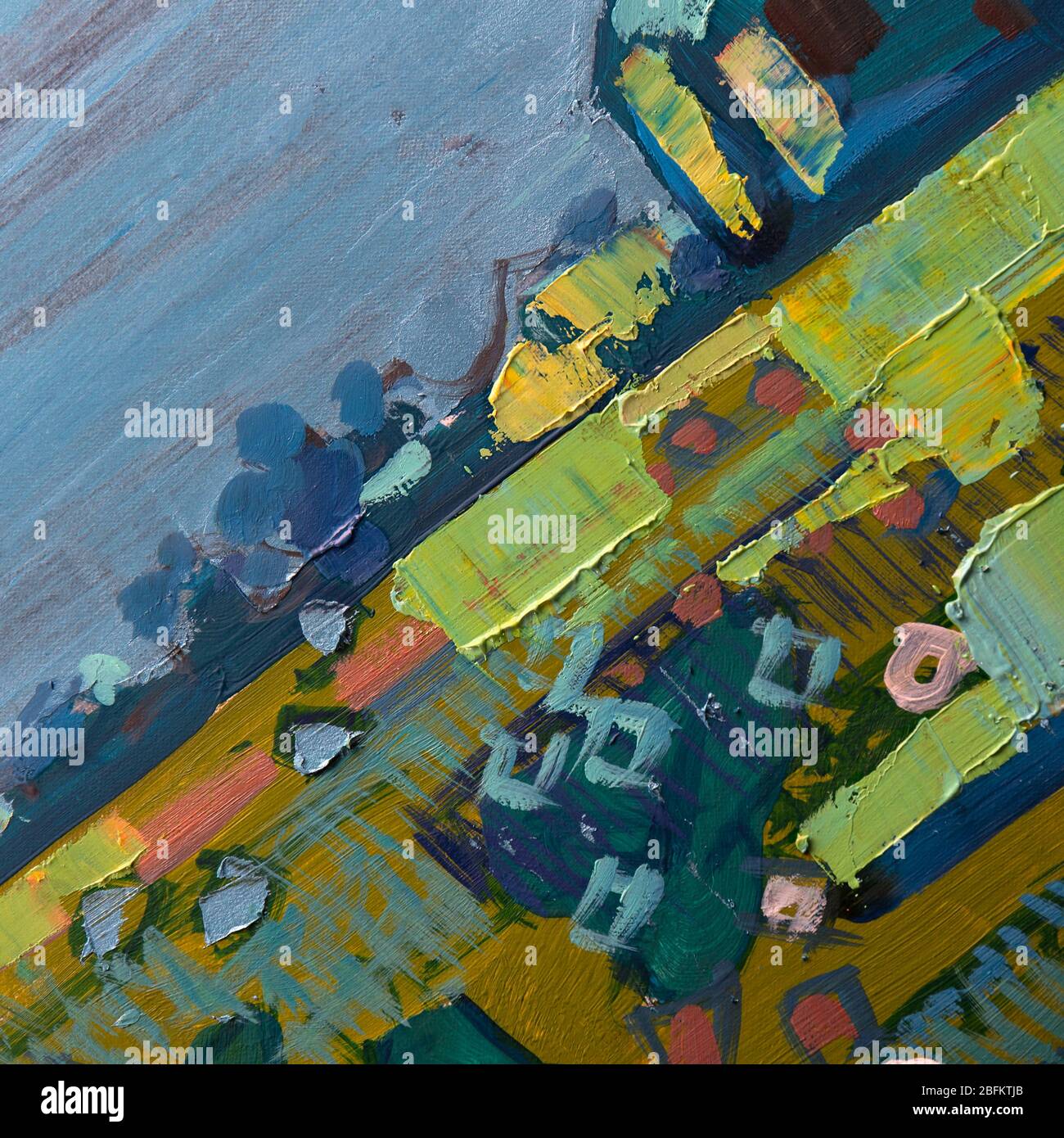 oil painting fragment, abstract illustration Stock Photo - Alamy