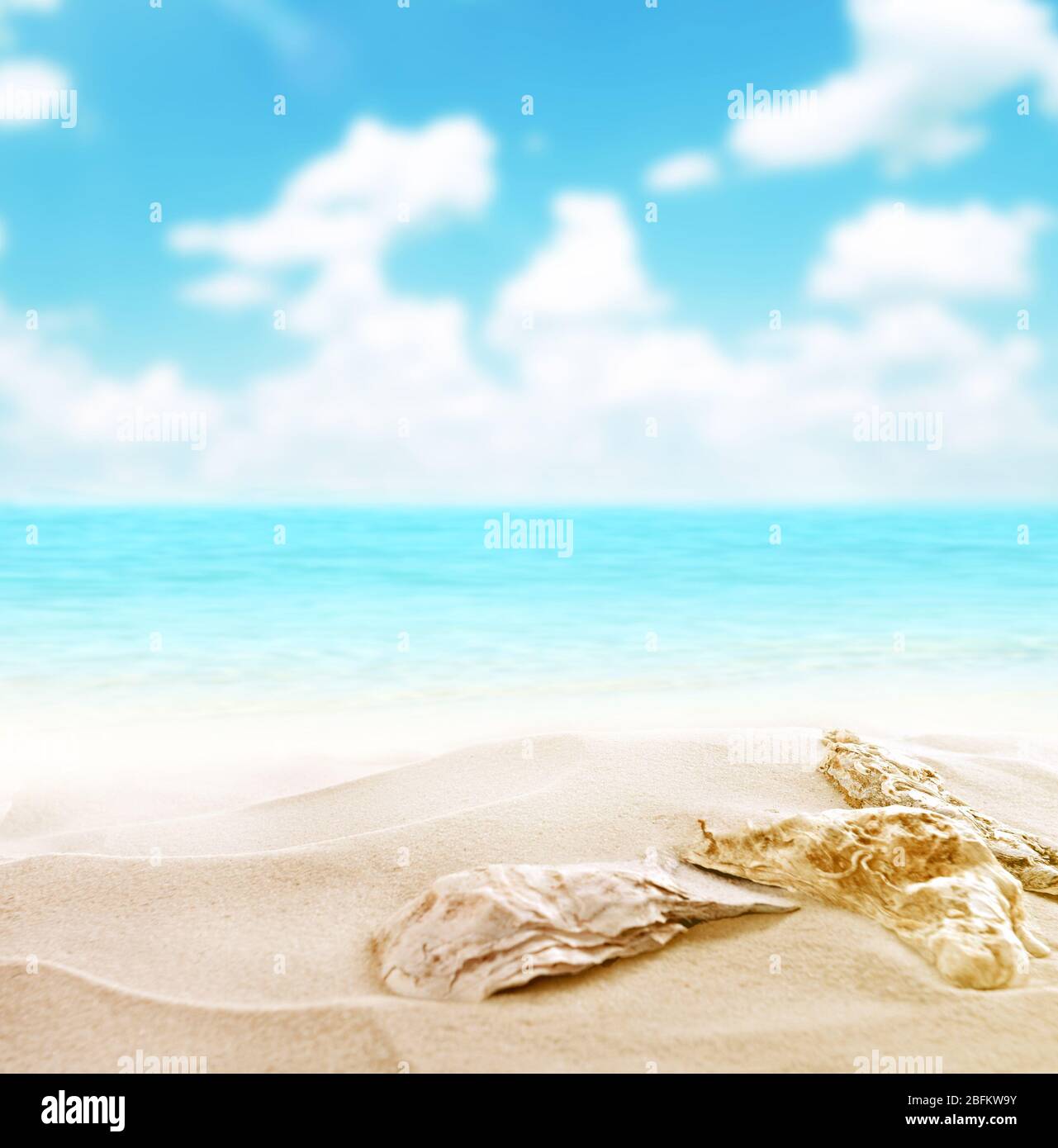 Sea beach background Stock Photo - Alamy
