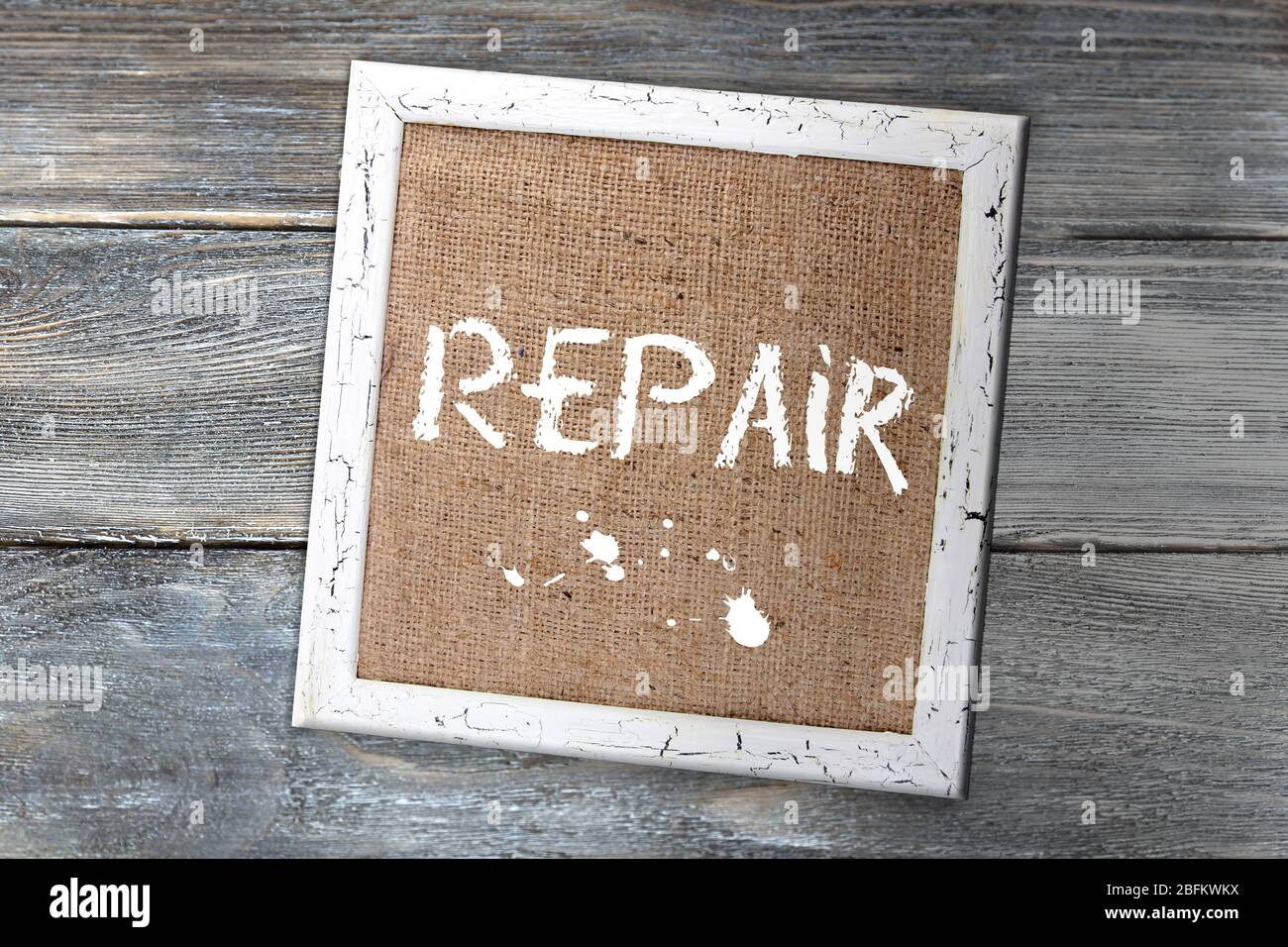 Broken signboard hi-res stock photography and images - Alamy