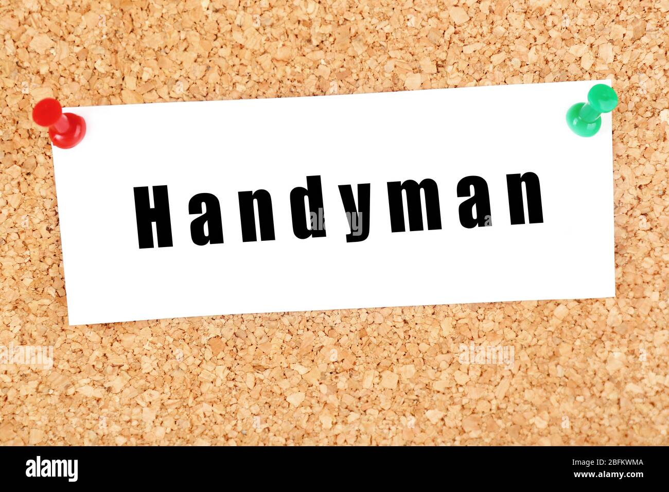 Handyman word hi-res stock photography and images - Alamy