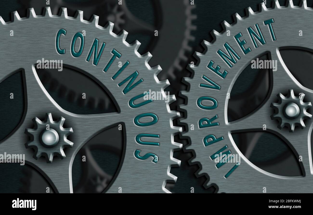 Writing note showing Continuous Improvement. Business concept for ...