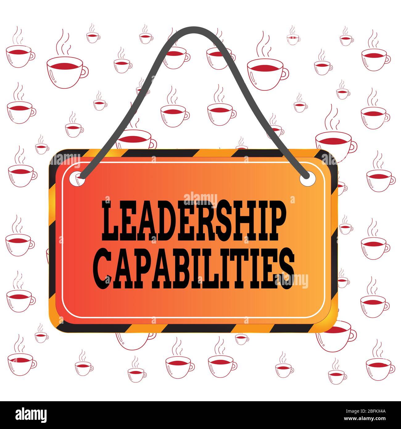 Writing note showing Leadership Capabilities. Business concept for Set ...
