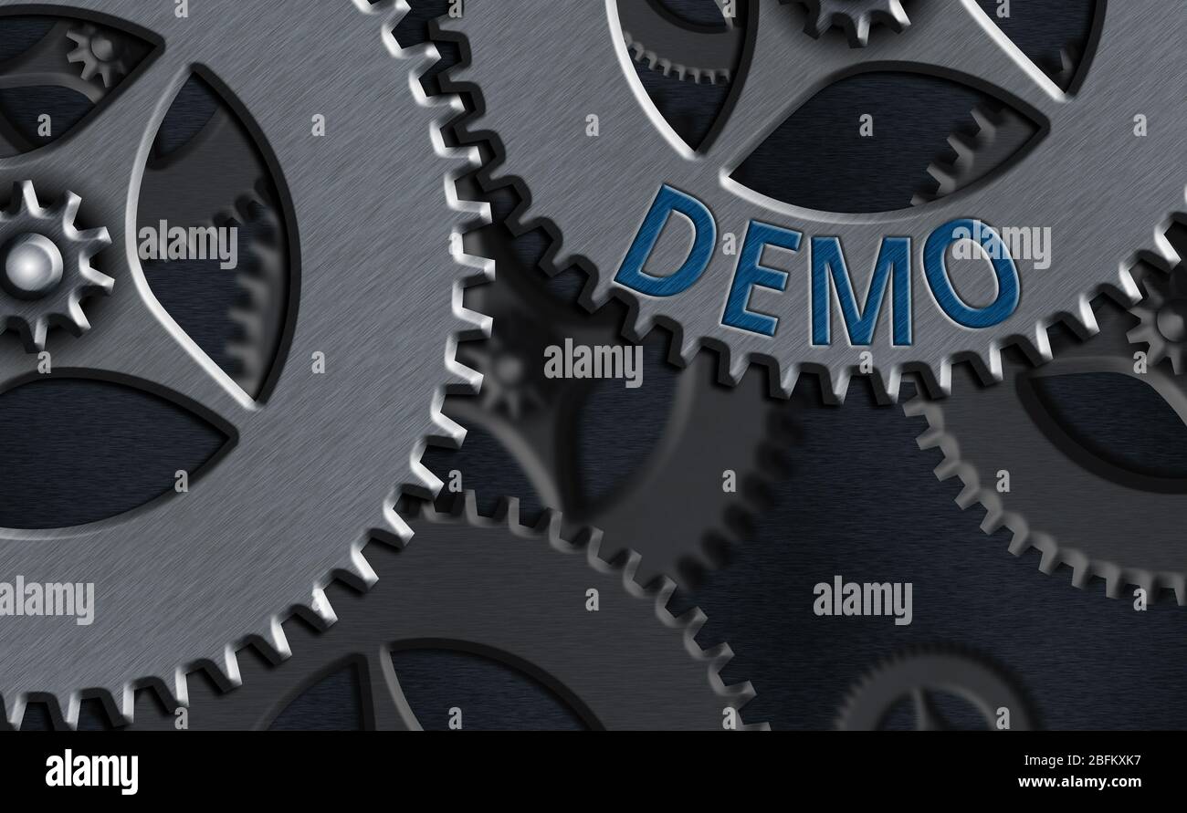 Word writing text Demo. Business photo showcasing Demonstration of a ...