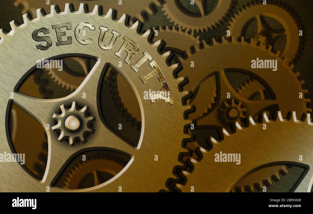 Handwriting text Security. Conceptual photo measures taken to be safe ...