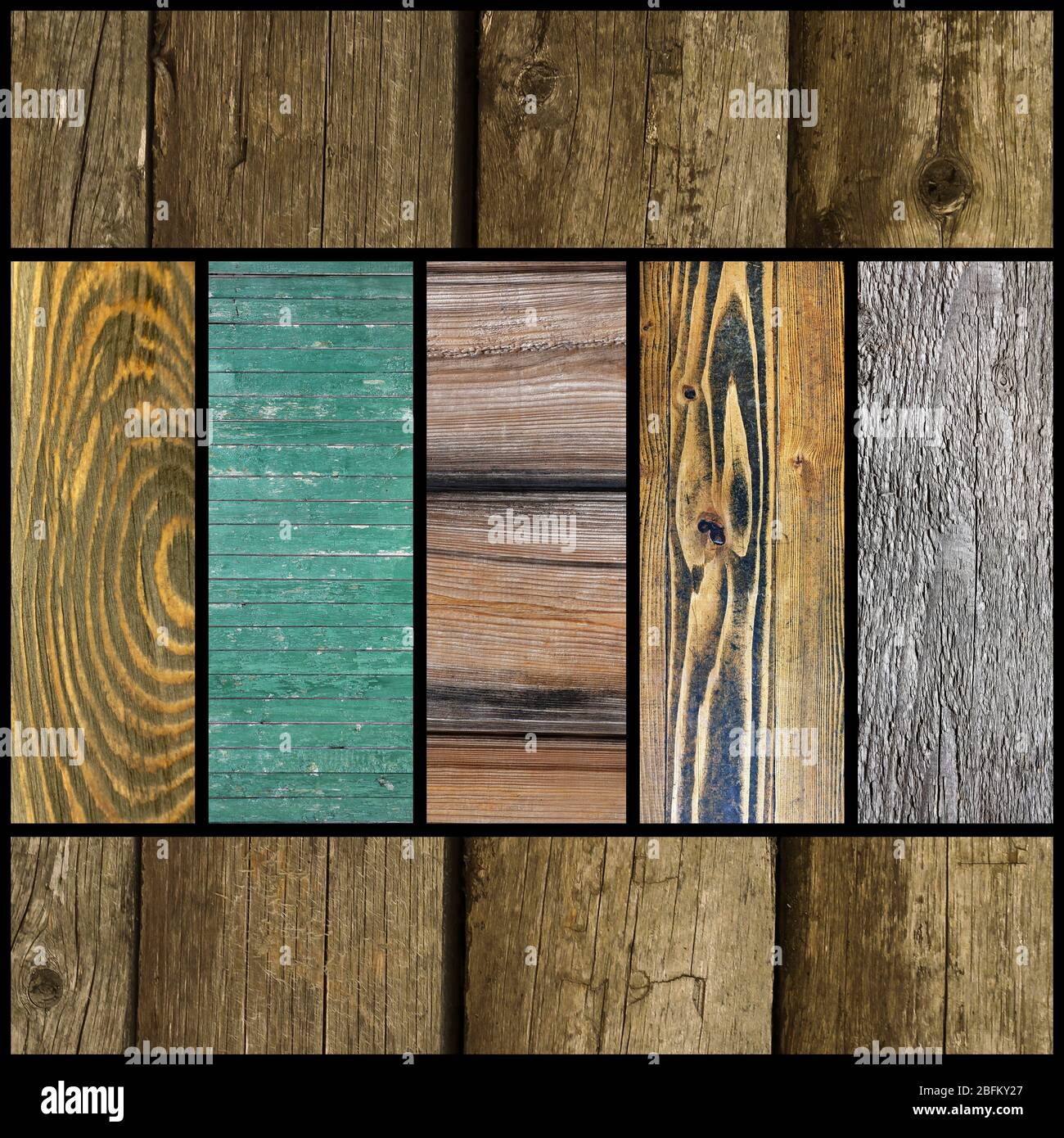 Collection of different wooden backgrounds Stock Photo - Alamy