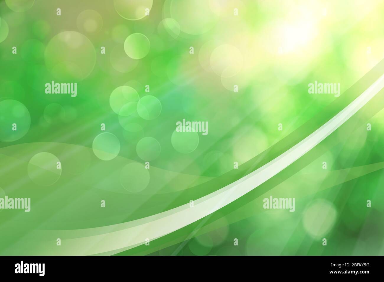 Green abstract nature background with sunlight Stock Photo - Alamy