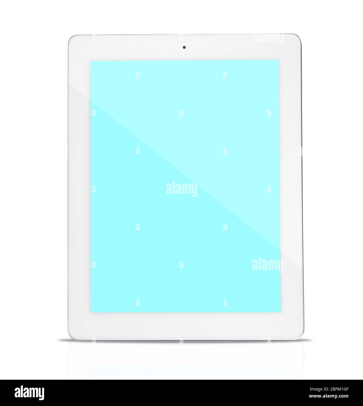 Tablet computer isolated on white Stock Photo - Alamy