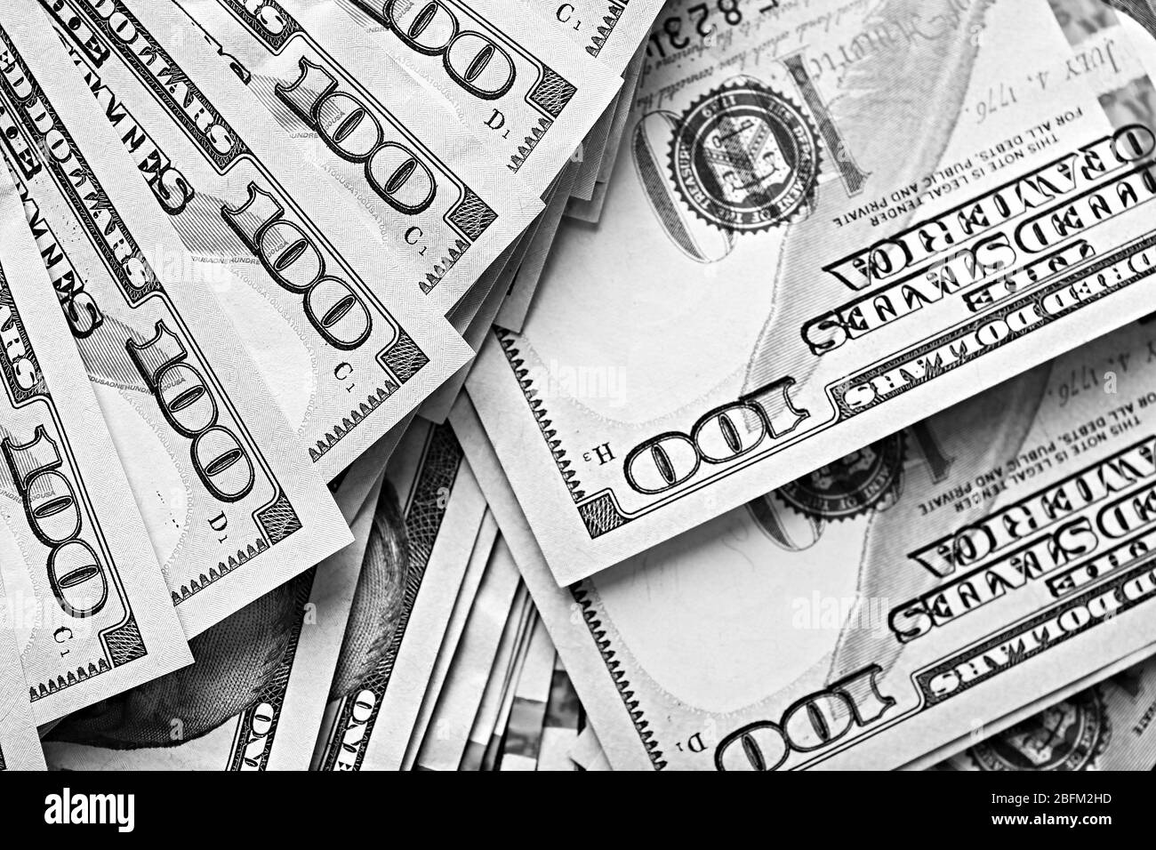 Many hundred dollars cash money as background Stock Photo - Alamy