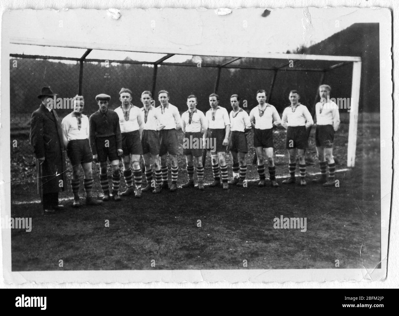 WW2 period, Football team in Germany, probably dresden Stock Photo - Alamy