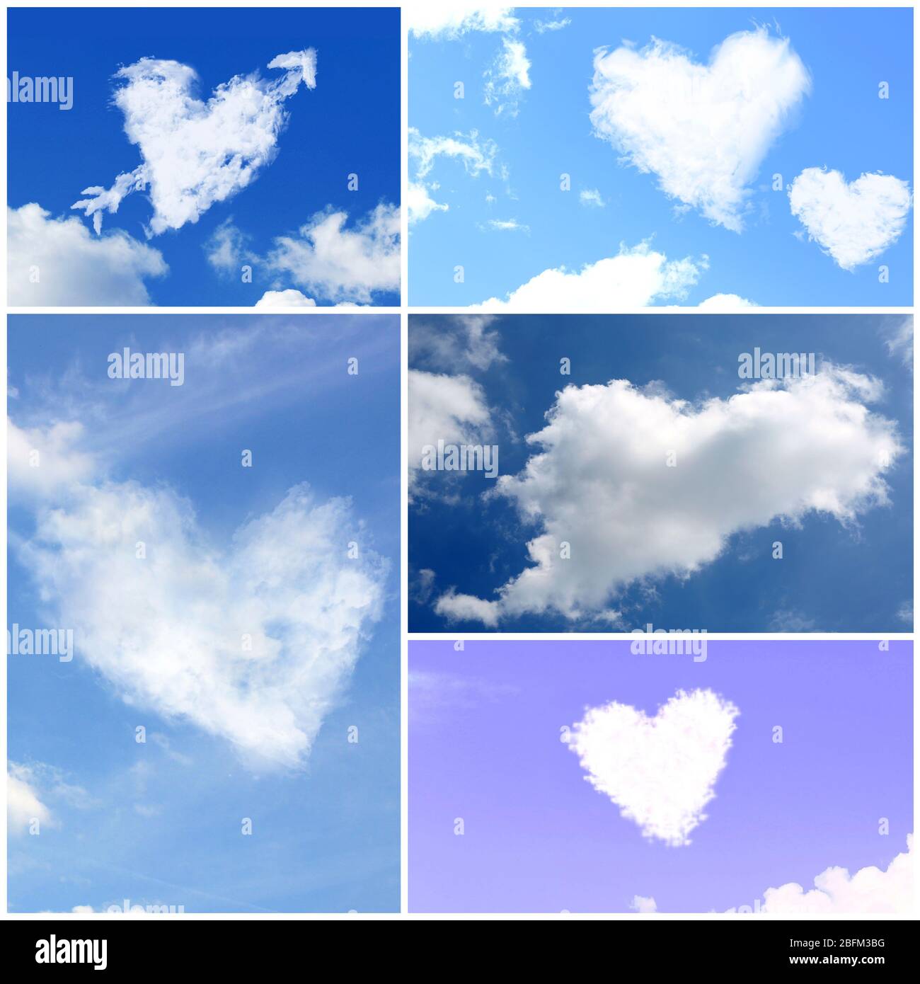 Cumulus cloud in shape Cut Out Stock Images & Pictures - Alamy