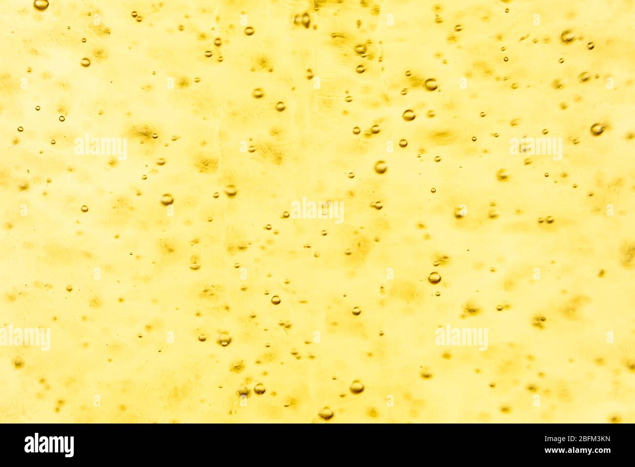 Texture of gas bubbles in light beer. Abstract backdrop for design ...