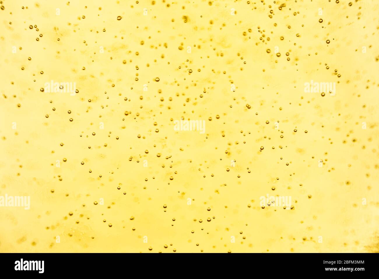 Texture of gas bubbles in light beer. Abstract background for design ...