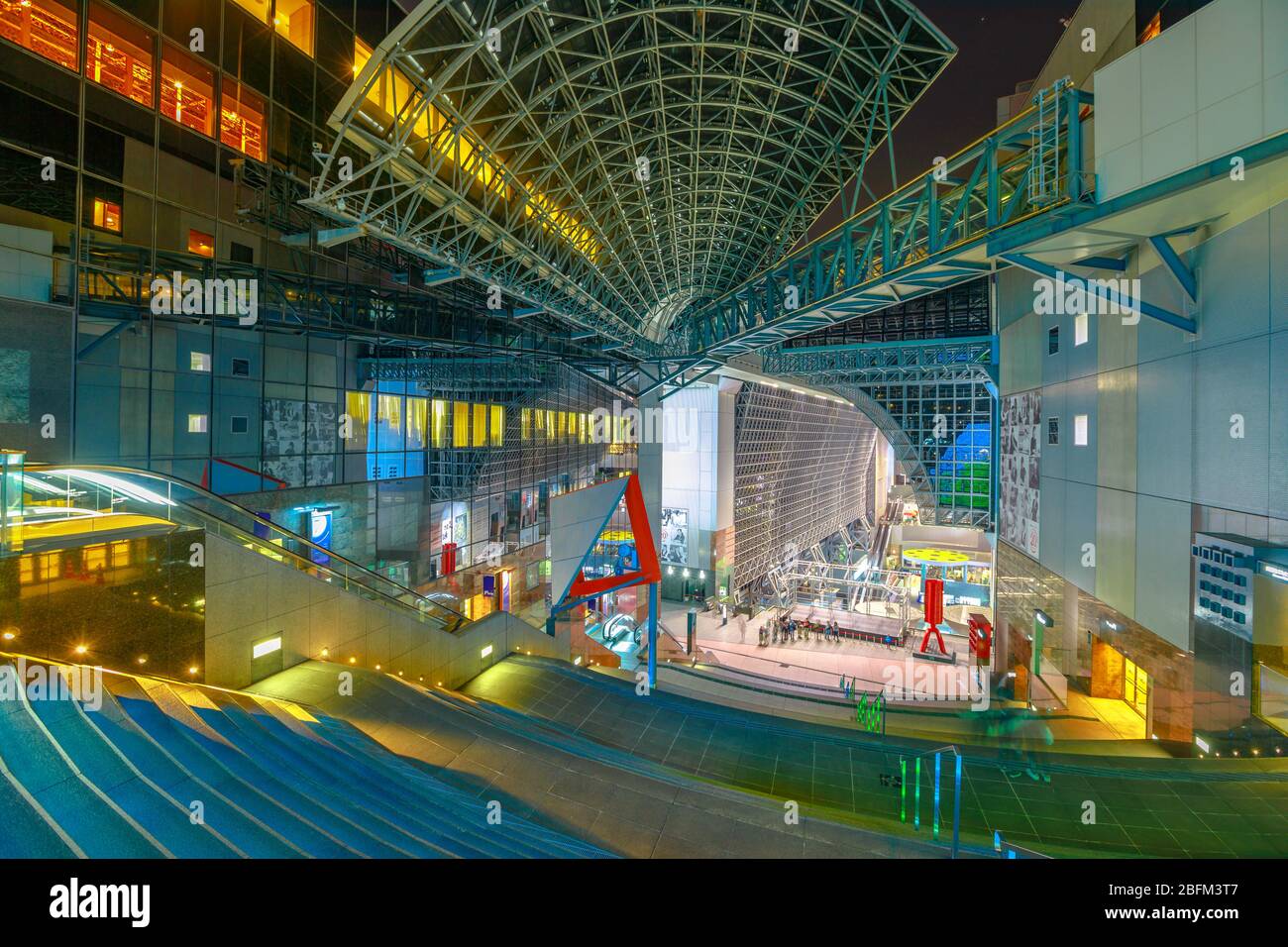 Kyoto, Japan - April 27, 2017: Top-down view of Daikaidan or Grand ...