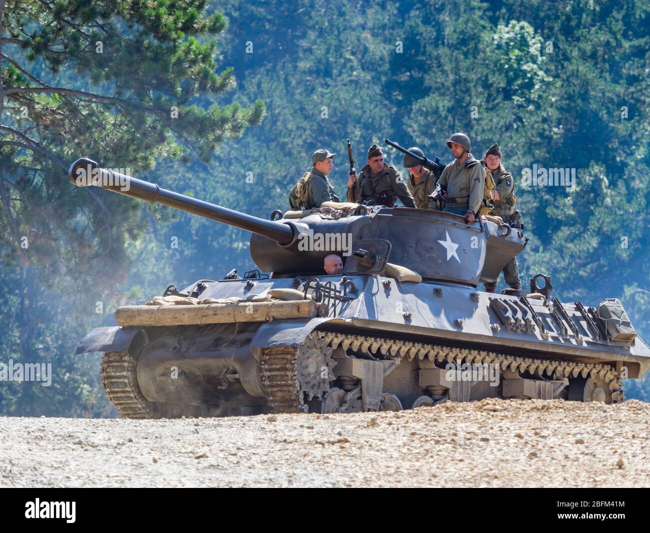 Reviving history of Slovenia Pivka museum of military history representing WW2 USA American army ...
