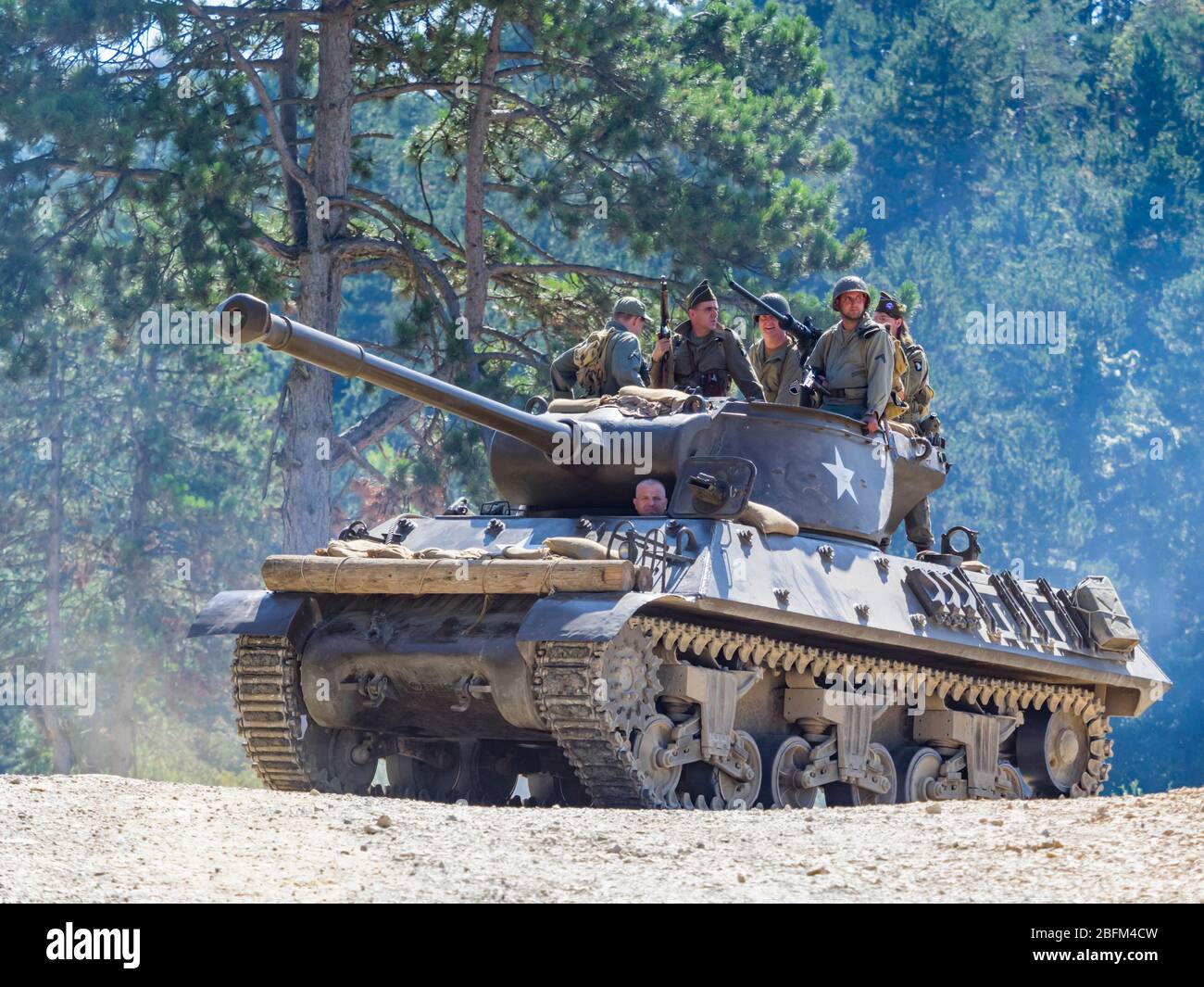 Reviving history of Slovenia Pivka museum of military history representing WW2 USA American army ...