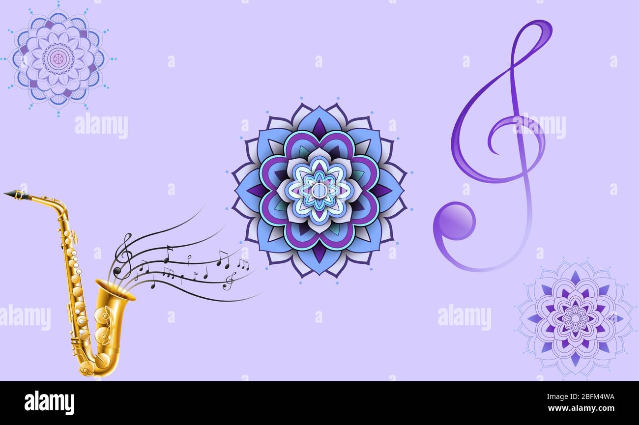 Sax landscape Stock Vector Images - Alamy