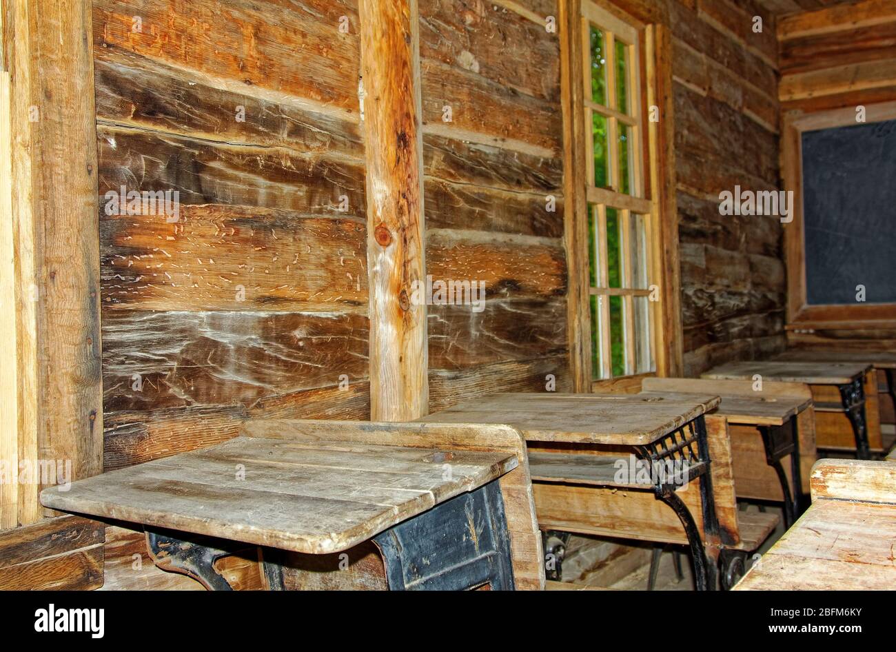 Wood School Desk Texture
