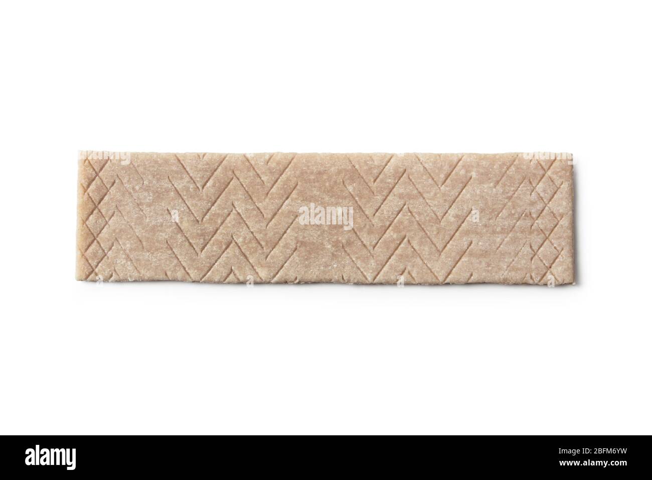 Chewing gum plate close-up isolated on white Stock Photo - Alamy