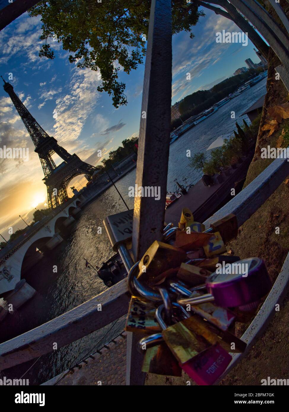Eiffel tower stairs hi-res stock photography and images - Alamy