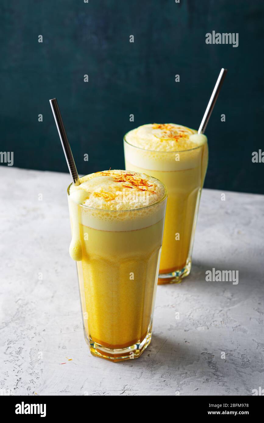 Saffron milk cup hi-res stock photography and images - Alamy