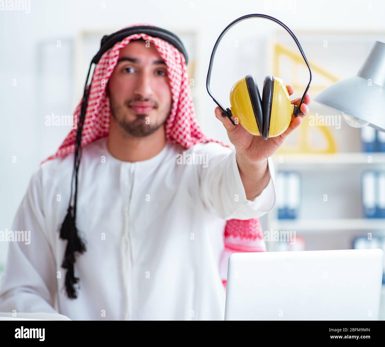 The arab engineer working on new project Stock Photo - Alamy
