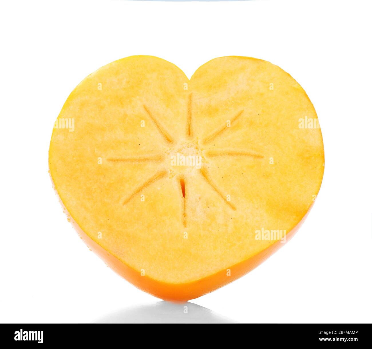 Persimmon fruit cut in half hi-res stock photography and images - Alamy