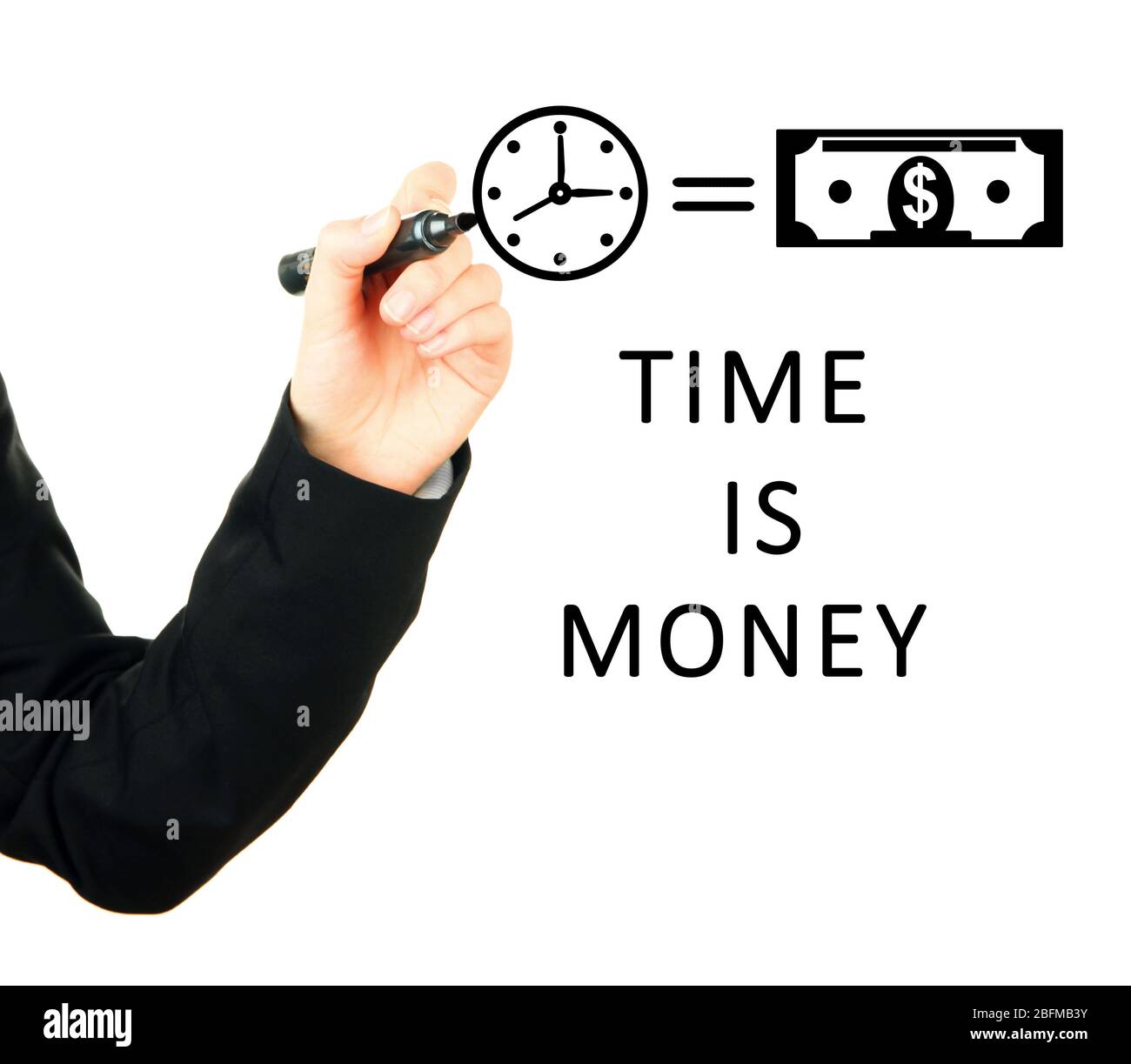 Time is money concept Stock Photo - Alamy