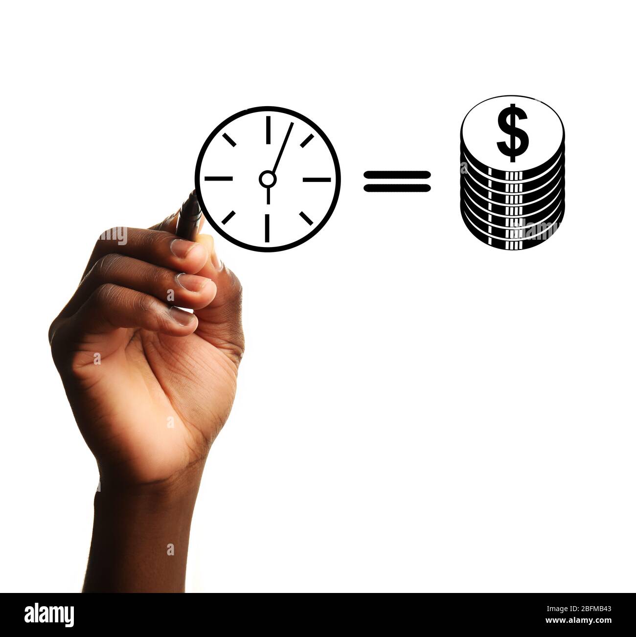 Time is money concept Stock Photo - Alamy