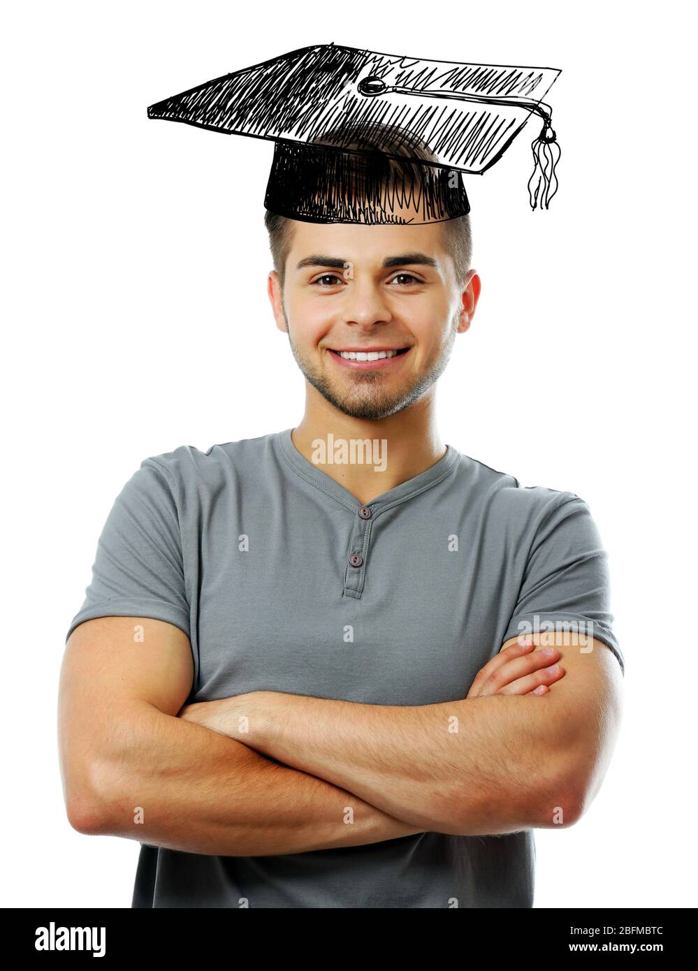 Graduation gown model hi-res stock photography and images - Alamy