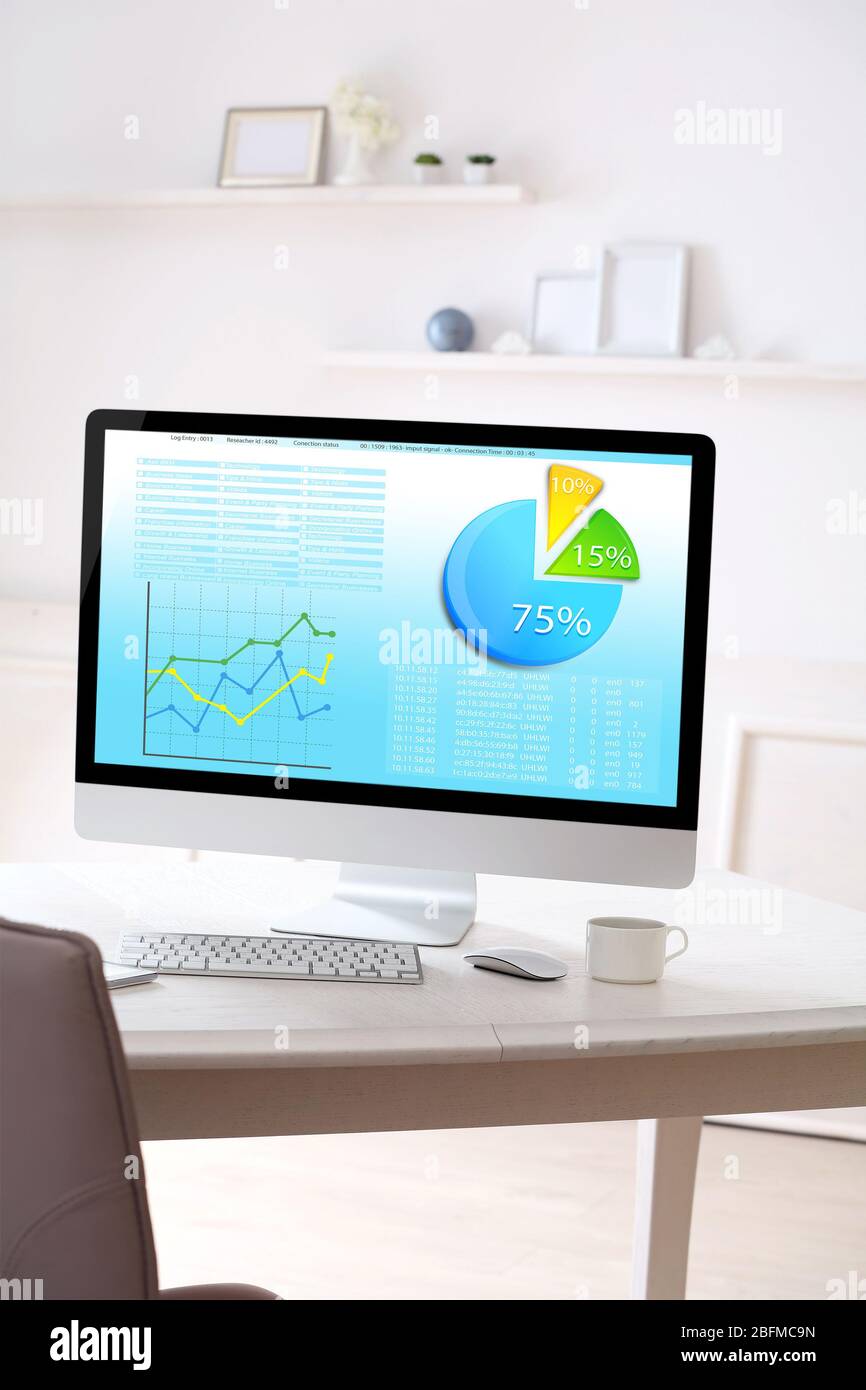 Desktop monitor computer hardware diagram hi-res stock photography and ...