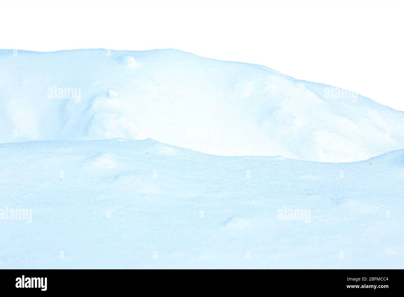 Beautiful natural snowdrift with white background Stock Photo - Alamy