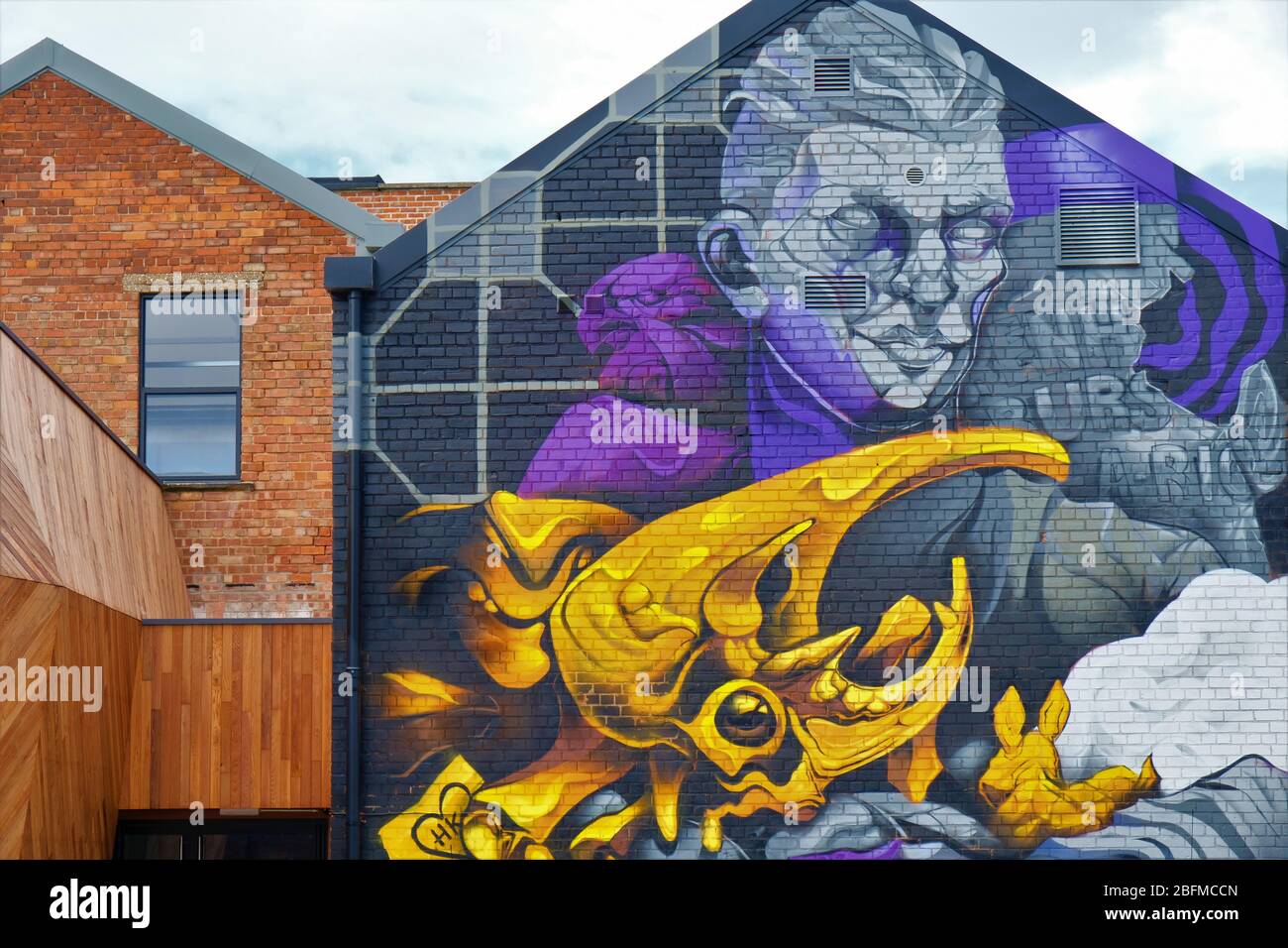 Graffiti covering whole building in uk hi-res stock photography and ...