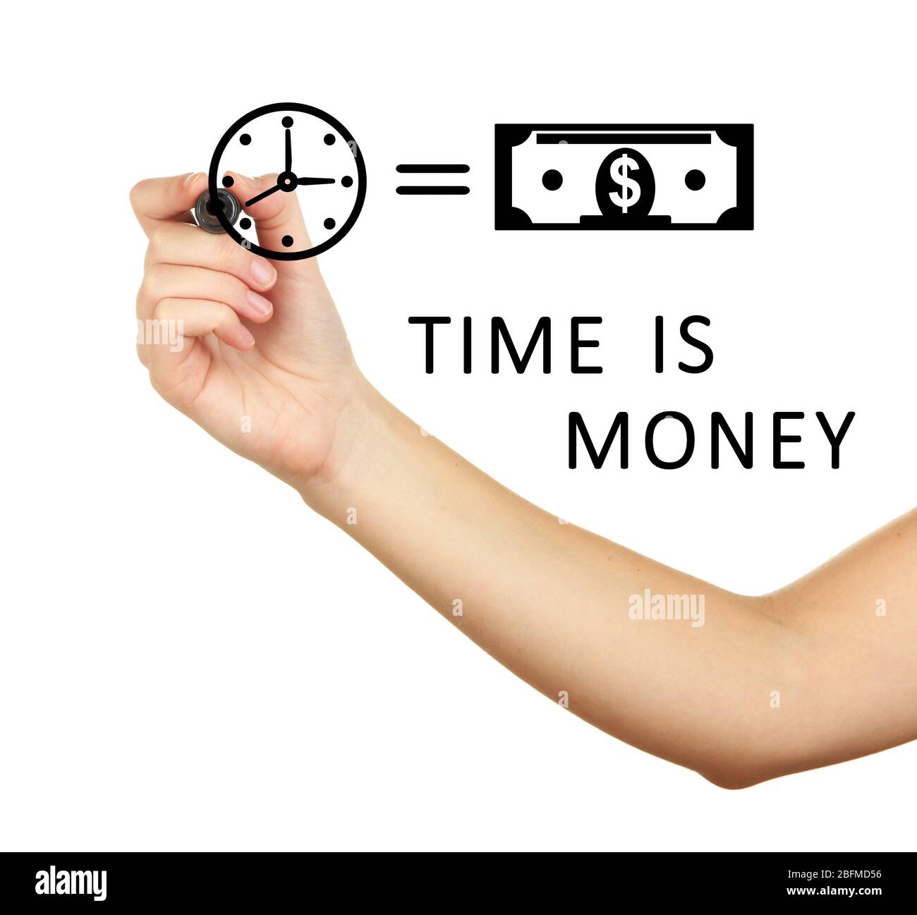 Time is money concept Stock Photo - Alamy