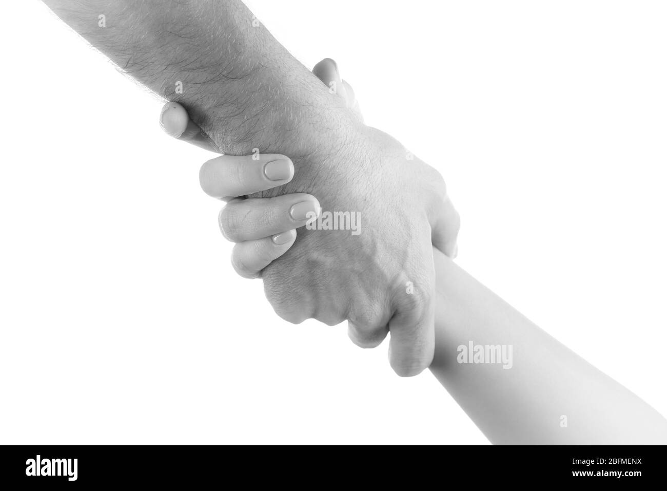 Two People Helping Each Other