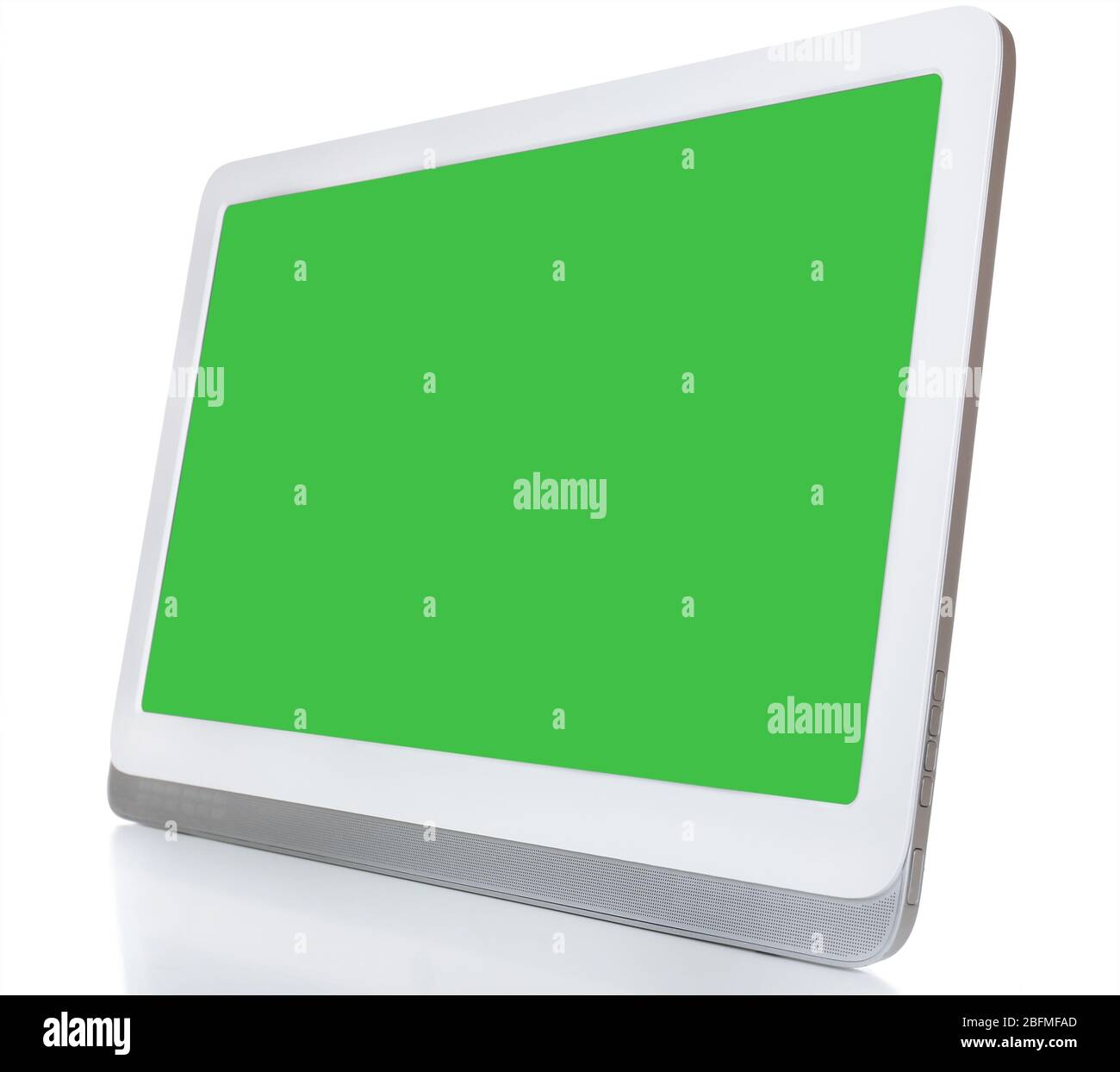 Click digital tablet green screen hi-res stock photography and images ...