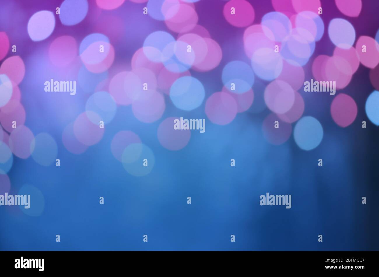 Winter seasonal bokeh background. Blue bokeh light backgrounds. Blue bubble background. Abstract ...