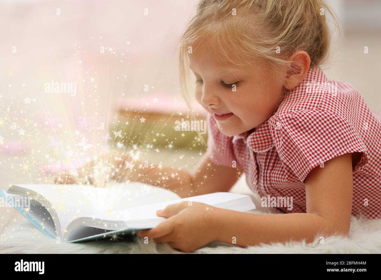 Real child childhood magic hi-res stock photography and images - Alamy