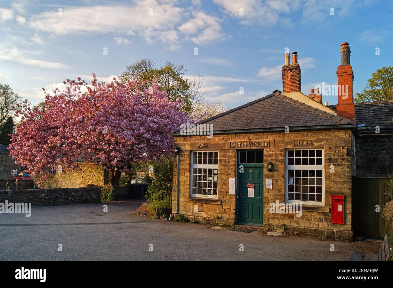 Cherry blossom post office hi-res stock photography and images - Alamy