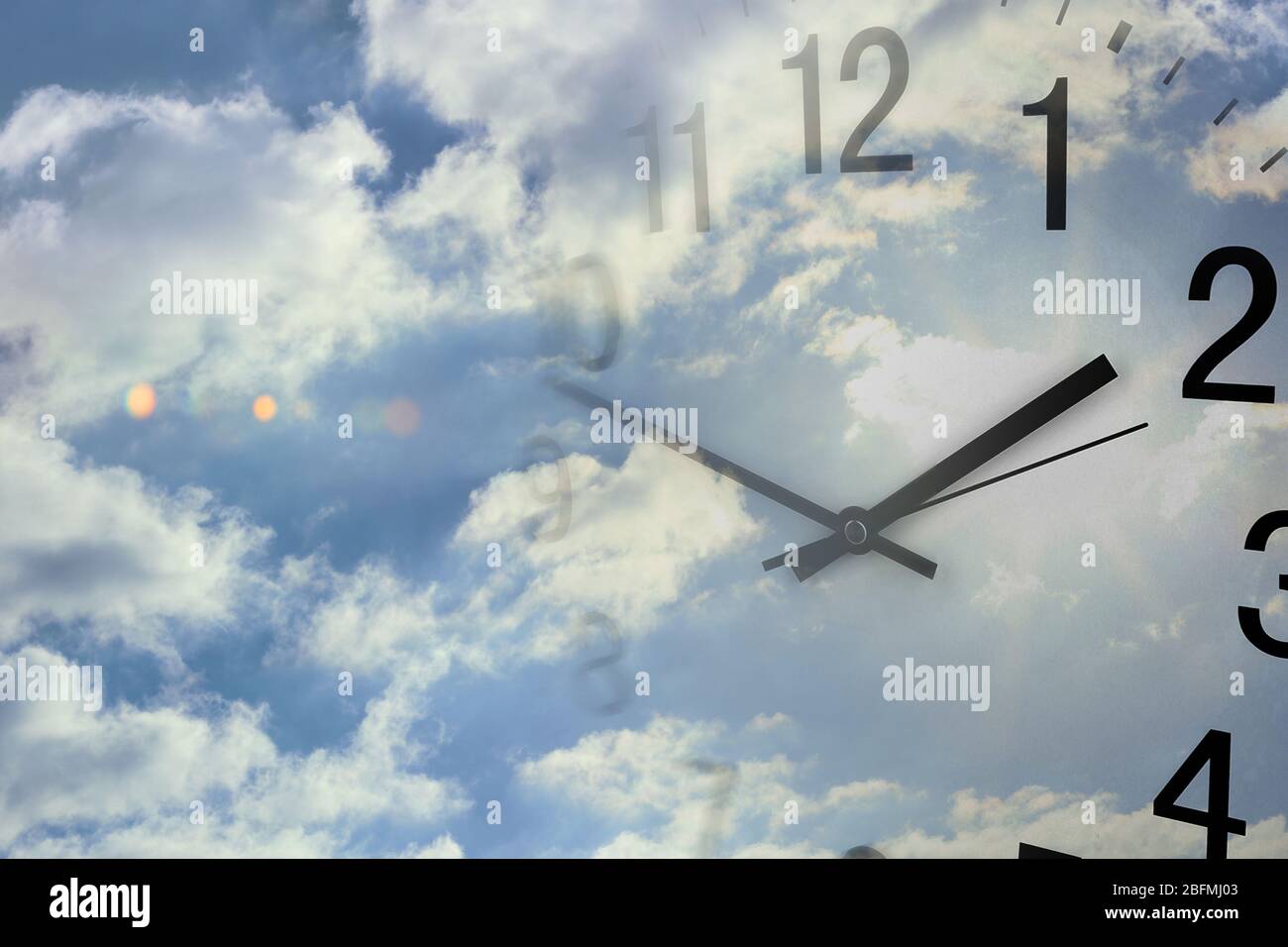 Clock face in bright hi-res stock photography and images - Alamy