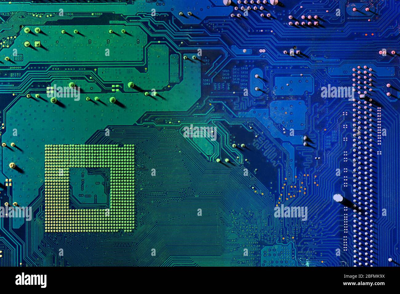 Electronic circuit board, close up Stock Photo - Alamy
