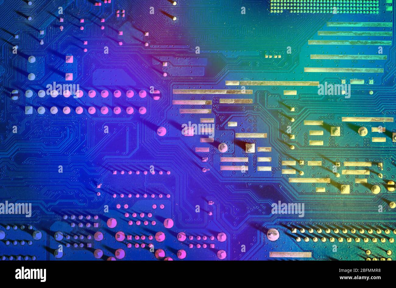 Electronic circuit board, close up Stock Photo - Alamy