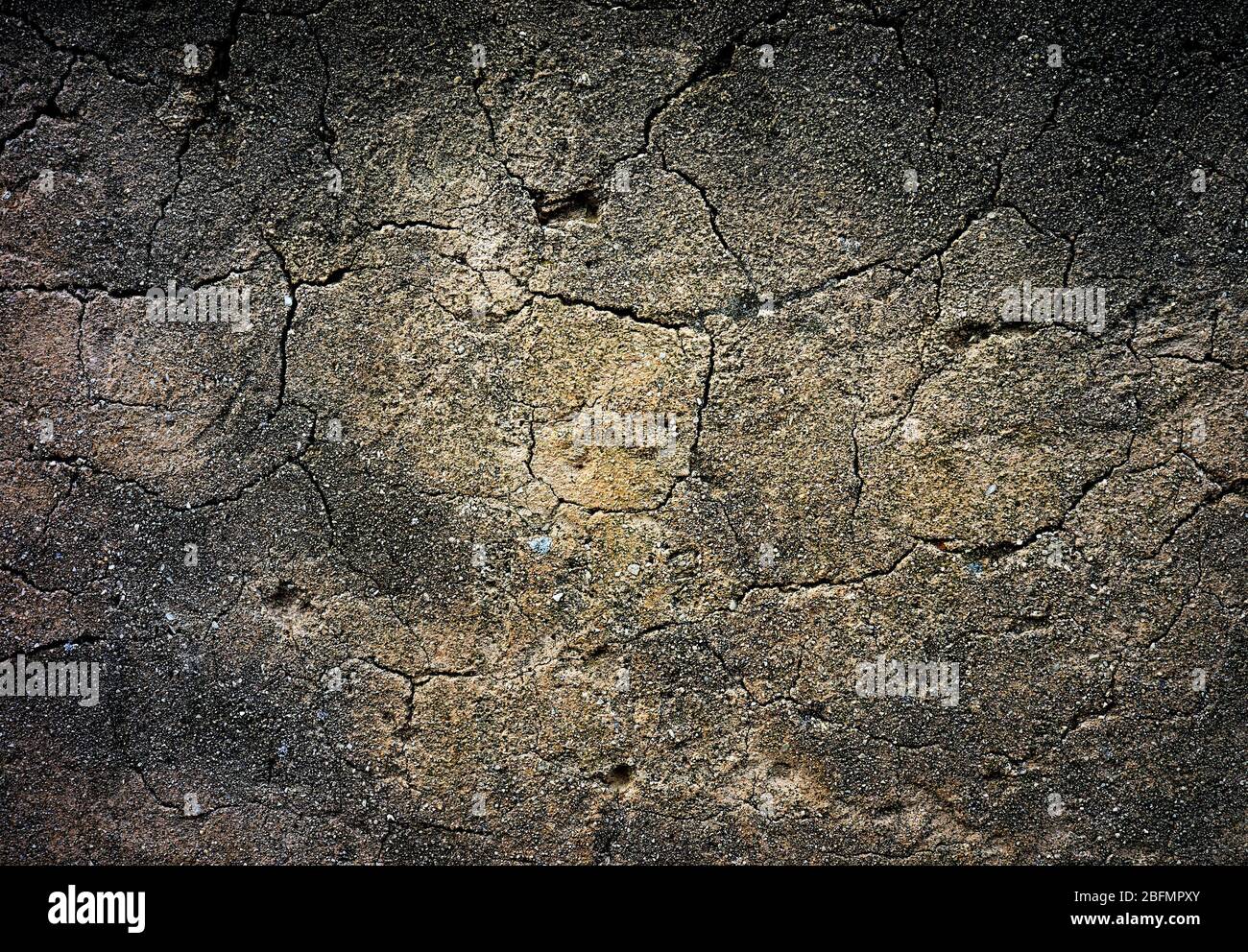 Wall concrete facade cracked texture close up Stock Photo - Alamy