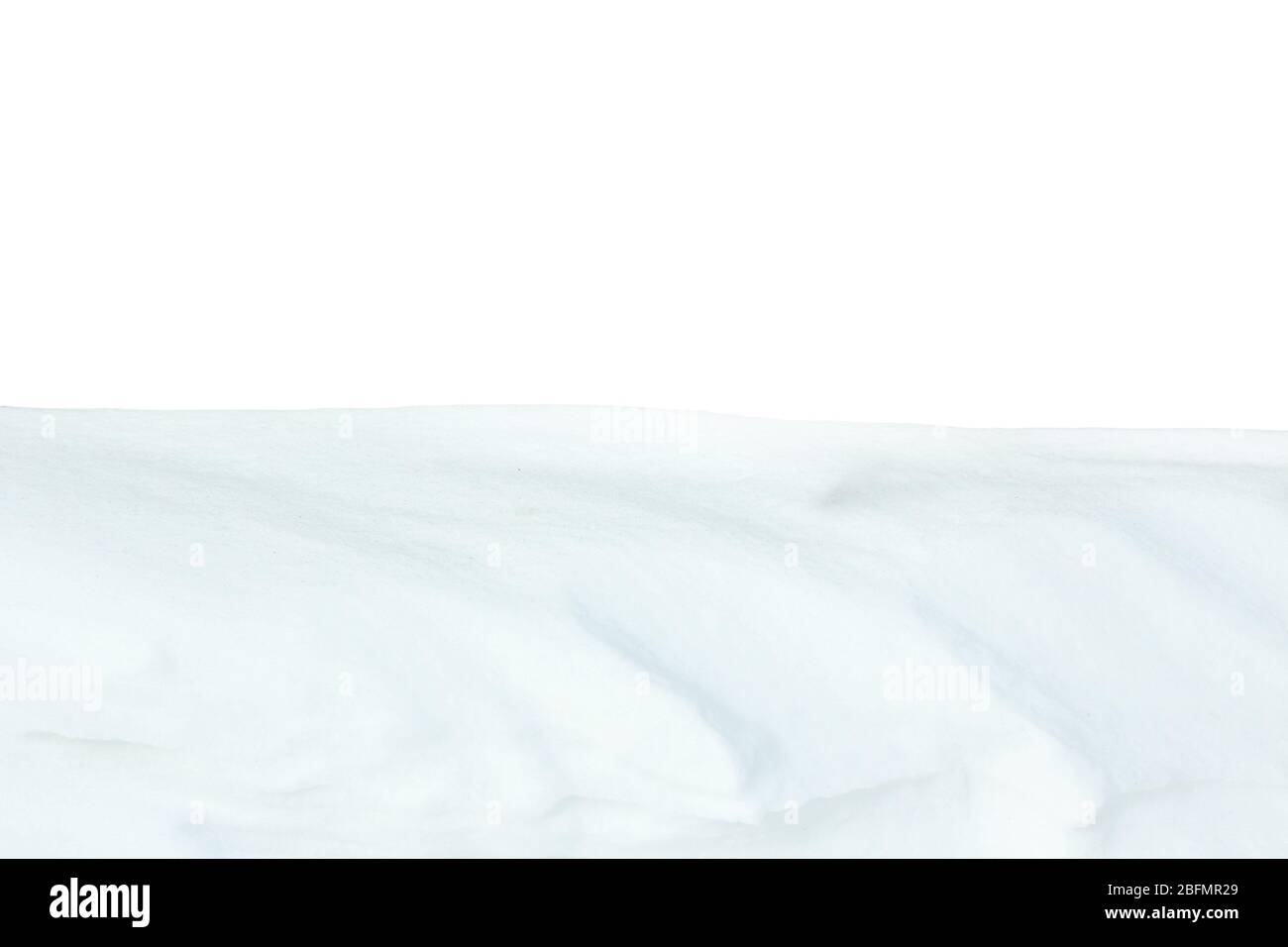 Beautiful natural snowdrift with white background Stock Photo - Alamy