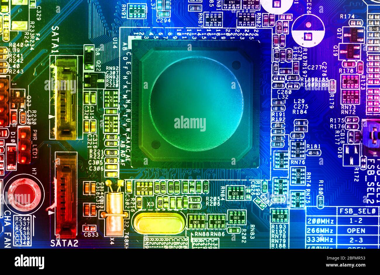 Electronic circuit board, close up Stock Photo - Alamy