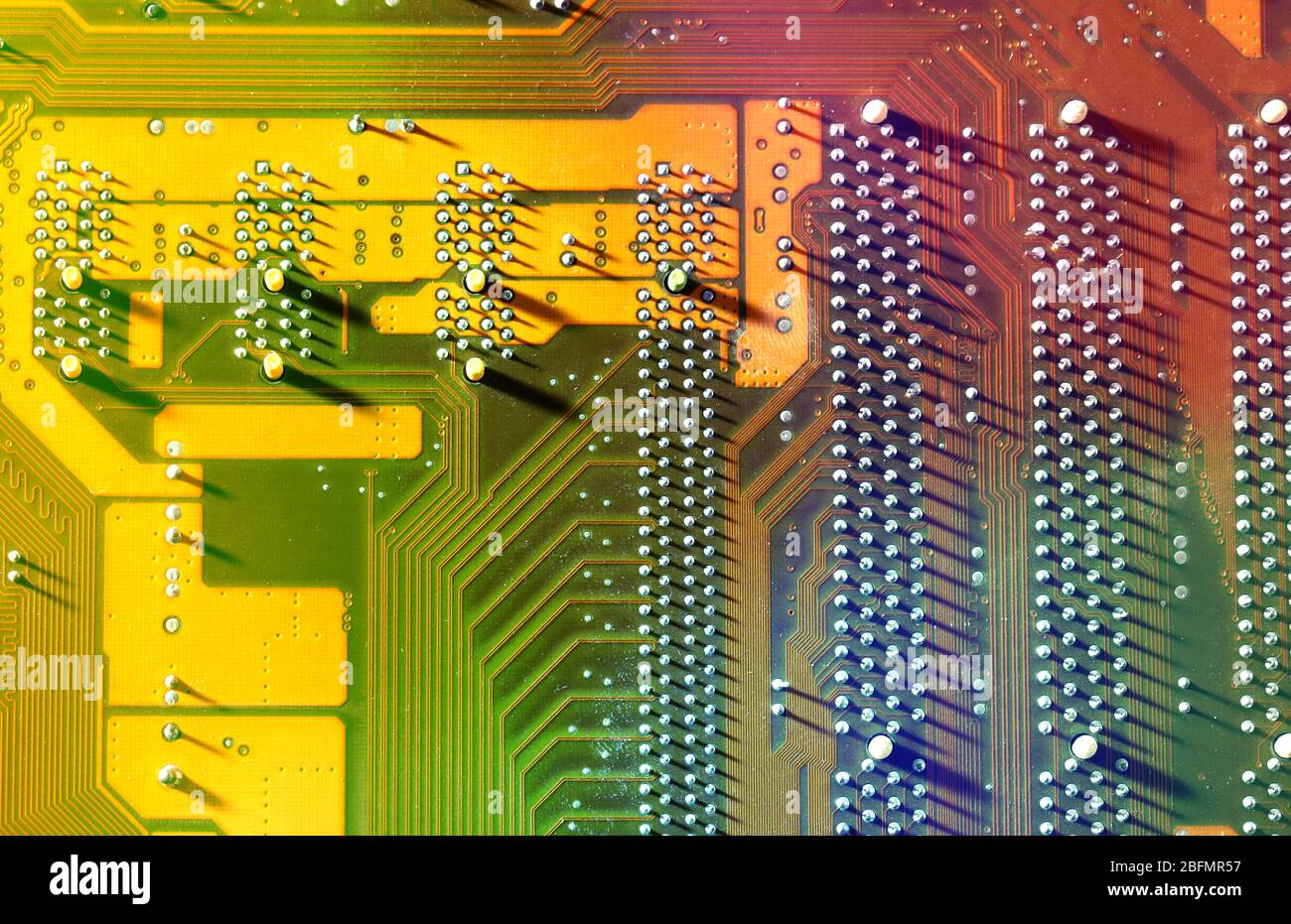 Electronic circuit board, close up Stock Photo - Alamy